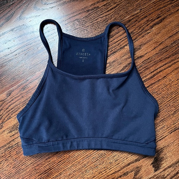 Athleta | Intimates & Sleepwear | Athleta Navy Blue Sports Bra | Poshmark